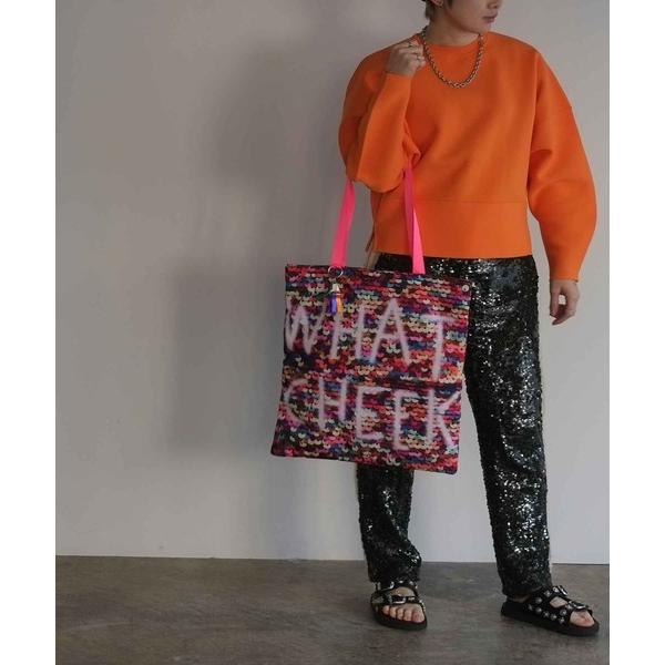 ZOZO問い合わせ番号:99696719ショップ:MAZEMAZE，マゼマゼブランド:Cheek，チーク商品名:sequins print puff toteカテゴリ:バッグ>トートバッグブランド品番:C25002-31/C25002...