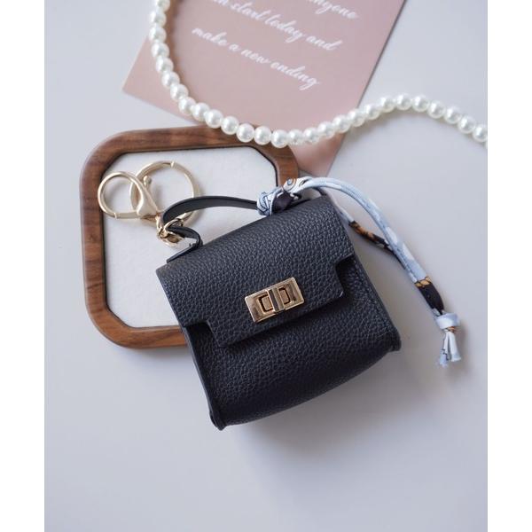 『タイムセール実施中』ZOZO問い合わせ番号:99696846ショップ:RiNc，リンクブランド:ammy.，エイミードット商品名:【 ammy. / エイミードット 】 スカーフ付き ミニバッグチャーム / キーホルダーカテゴリ:財布/小...