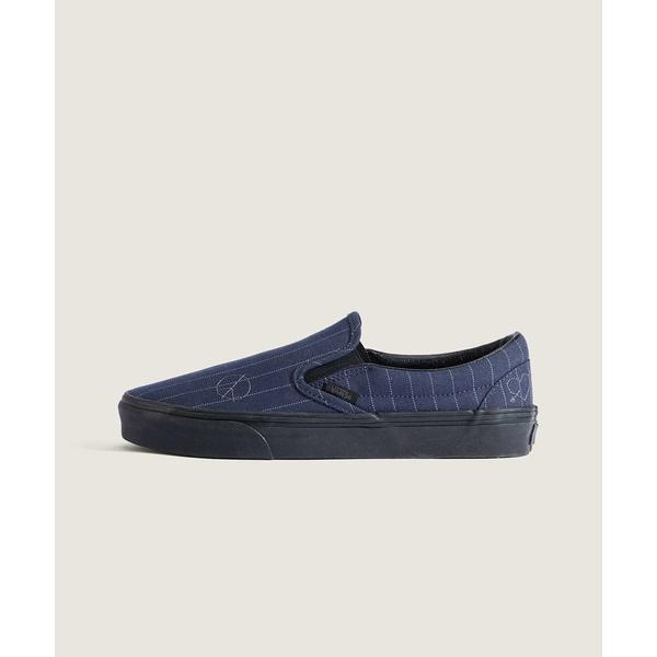 『タイムセール実施中』ZOZO問い合わせ番号:99697275ショップ:VANS，ヴァンズブランド:VANS，バンズ商品名:クラシック スリッポン ウール / Classic Slip-On WOOL NAVY/BLAC VN000BVZN...