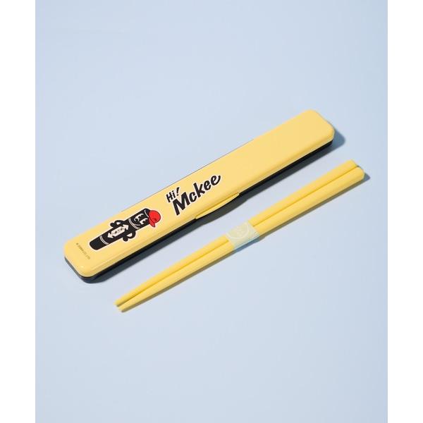 ZOZO問い合わせ番号:99697921ショップ:THE BAREFOOT，ザ ベアフットブランド:THE BAREFOOT，ベアフット商品名:【 Hi! Mckee / ハイマッキー 】 抗菌音の鳴らない箸・箸箱セット　SKEカテゴリ:食...