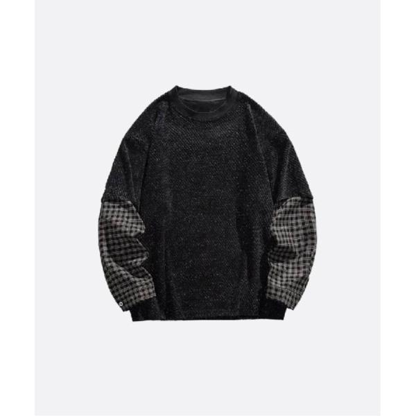 ZOZO問い合わせ番号:99698272ショップ:P L U M STORE，プラム ストアブランド:U:UME，ユーム商品名:Fake Two Stitching Sweatカテゴリ:トップス>スウェットブランド品番:C2510UM...