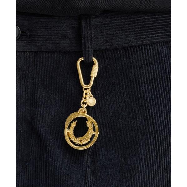 ZOZO問い合わせ番号:99698399ショップ:FRED PERRY，フレッドペリーブランド:FRED PERRY，フレッドペリー商品名:Spinning Laurel Wreath Keyring／スピニングローレルリースキーリングカテ...