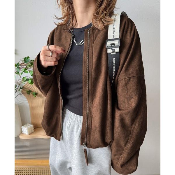 『タイムセール実施中』ZOZO問い合わせ番号:99698831ショップ:SUGAR BISKET，シュガービスケットブランド:CURA CLOSET，キュラ クローゼット商品名:【ema.217 select】フェイクスエードブルゾンカテゴ...