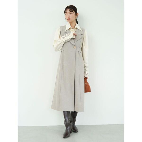 ZOZO問い合わせ番号:99698950ショップ:LAGUNAMOON，ラグナムーンブランド:LAGUNAMOON，ラグナムーン商品名:メタルボタンテーラードジャンパースカートカテゴリ:ワンピース/ドレス>ワンピースブランド品番:03...