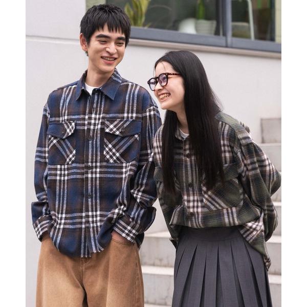 『タイムセール実施中』ZOZO問い合わせ番号:99699252ショップ:WEGO，ウィゴーブランド:WEGO，ウィゴー商品名:WEGO/【25年秋冬新作】ヘビーネルチェックシャツ(LS)カテゴリ:トップス>シャツ/ブラウスブランド品番...