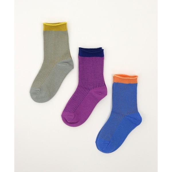 『タイムセール実施中』※このアイテムは返品・交換対象外商品です。ZOZO問い合わせ番号:99699981ショップ:MAZEMAZE，マゼマゼブランド:stample，スタンプル商品名:配色リブ　クルーソックス【３足組】カテゴリ:レッグウェア...