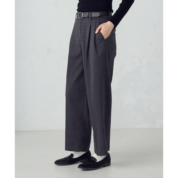 『タイムセール実施中』ZOZO問い合わせ番号:99706502ショップ:COMME CA ISM，コムサイズムブランド:COMME CA ISM，コムサイズム商品名:フラノ調 タック ワイドパンツカテゴリ:パンツ>その他パンツブランド...