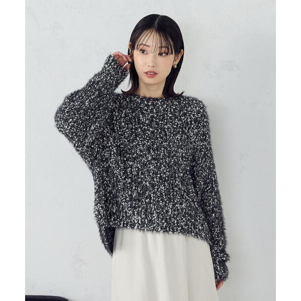『タイムセール実施中』ZOZO問い合わせ番号:99706518ショップ:COMME CA ISM，コムサイズムブランド:COMME CA ISM，コムサイズム商品名:ネップシャギー ボートネック ニットカテゴリ:トップス>ニット/セー...
