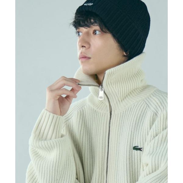 『タイムセール実施中』ZOZO問い合わせ番号:99730801ショップ:LACOSTE，ラコステブランド:LACOSTE，ラコステ商品名:ミドルゲージハイネックジップウールセーター / ドライバーズニットカテゴリ:トップス>ニット/セ...