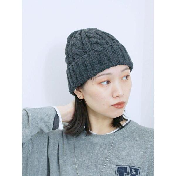 『タイムセール実施中』ZOZO問い合わせ番号:99731326ショップ:Samansa Mos2，サマンサ モスモスブランド:Samansa Mos2 blue，サマンサモスモスブルー商品名:ケーブルニット帽カテゴリ:帽子>ハットブラ...