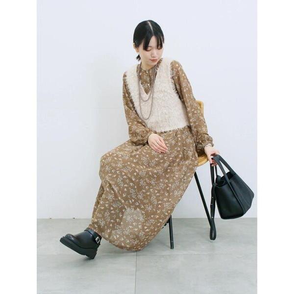 『セール実施中』ZOZO問い合わせ番号:99731340ショップ:Samansa Mos2，サマンサ モスモスブランド:Samansa Mos2 blue，サマンサモスモスブルー商品名:◎花柄ワンピースカテゴリ:ワンピース/ドレス>ワ...