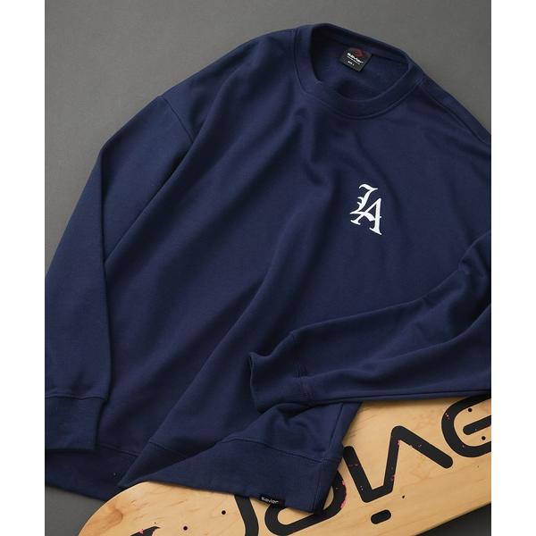 『タイムセール実施中』ZOZO問い合わせ番号:99731640ショップ:JEANS MATE，ジーンズメイトブランド:SAVIER，サビアー，UNIIT，ユニット商品名:【SAVIER：サビアー】LA ロゴ刺繍 ルーズスウェット 【セットア...