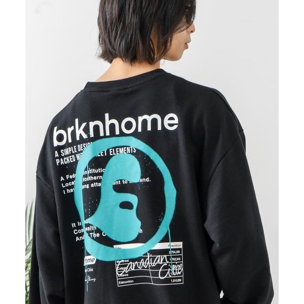 『タイムセール実施中』ZOZO問い合わせ番号:99731671ショップ:UNIIT，ユニットブランド:brknhome，ブロークンホーム，UNIIT，ユニット商品名:【BRKNHOME/ブロークンホーム】スプレープリント スウェットトレーナ...