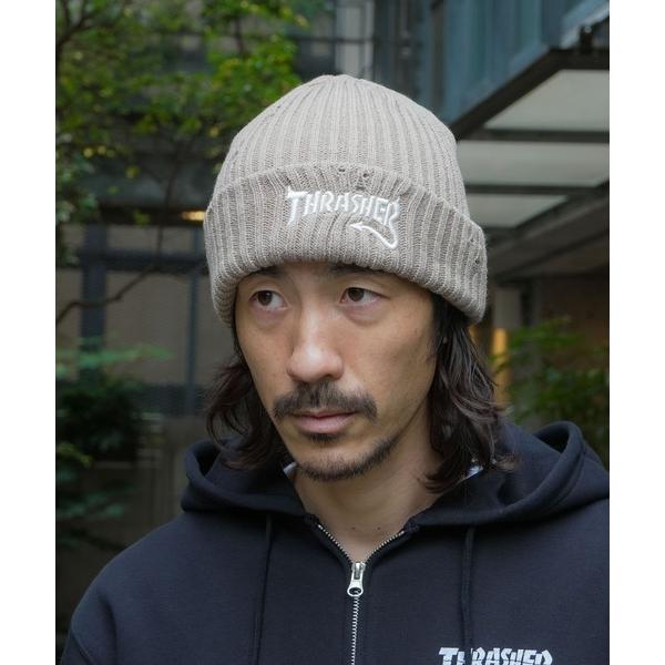 『タイムセール実施中』ZOZO問い合わせ番号:99731846ショップ:THRASHER by RIFFLEPAGE，スラッシャー バイ リフルページブランド:THRASHER，スラッシャー商品名:Devil Tail Logo Damag...