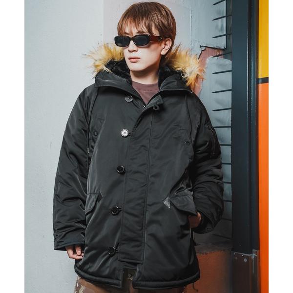 『タイムセール実施中』ZOZO問い合わせ番号:99732129ショップ:improves，インプローブスブランド:improves，インプローブス商品名:N-3B ミリタリーコートカテゴリ:ジャケット/アウター>ダウンジャケット/コー...