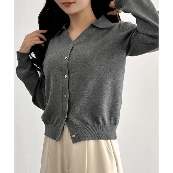 『タイムセール実施中』ZOZO問い合わせ番号:99732307ショップ:JUNOAH，ジュノアブランド:CENEA，セネア商品名:ポロネックカーディガンカテゴリ:トップス>カーディガン/ボレロブランド品番:frne070-097素材:...