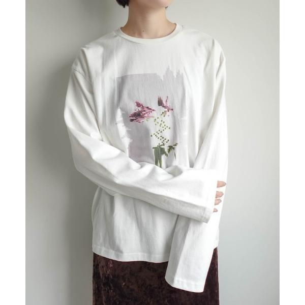 『タイムセール実施中』ZOZO問い合わせ番号:99732506ショップ:MARTE，マルテブランド:sahara，サハラ商品名:Flower Photo Long Tee/フラワーフォトロングティーシャツカテゴリ:トップス>Tシャツ/...