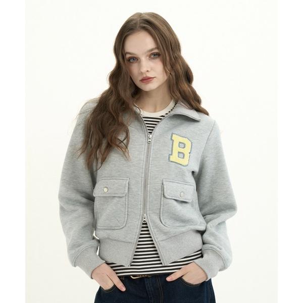 ZOZO問い合わせ番号:99733583ショップ:IF Div.，アイエフディビジョンブランド:BENUA，ベヌア商品名:Chenille Patch zip-up sweat/シェニールワッペン付きジップアップスウェットカテゴリ:トップス...