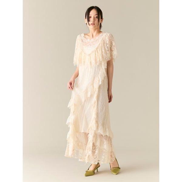 『セール実施中』ZOZO問い合わせ番号:99733866ショップ:LILY BROWN，リリー ブラウンブランド:LILY BROWN，リリーブラウン商品名:プラントレースドレスカテゴリ:ワンピース/ドレス>ドレスブランド品番:LWF...