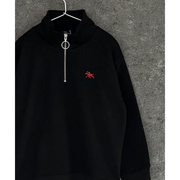 『タイムセール実施中』ZOZO問い合わせ番号:99733951ショップ:Joynt，ジョイントブランド:POLO CHAMPS，ポロチャンプス商品名:【POLO　CHAMPS】　綿タッチ　裏起毛　ピリング加工　オーバーサイズ　ハーフジップト...