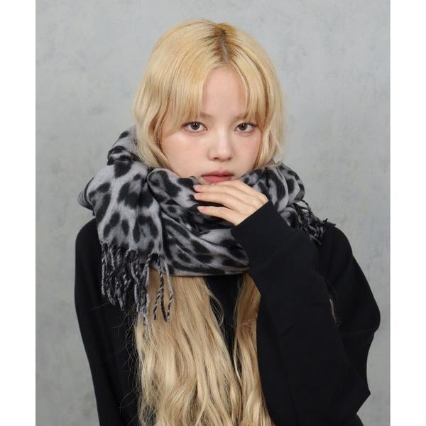 『セール実施中』ZOZO問い合わせ番号:99734208ショップ:RiNc，リンクブランド:BARELY BLUE，ベアリーブルー，RiNc，リンク商品名:【 BARELY BLUE / ベアリーブルー 】 レオパード 大判 マフラーカテゴ...