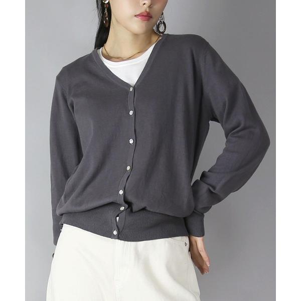 『タイムセール実施中』ZOZO問い合わせ番号:99734665ショップ:and it_，アンドイットブランド:and it_，アンドイット商品名:オーディナリーコットンニットVネックカーディガンカテゴリ:トップス>カーディガン/ボレロ...