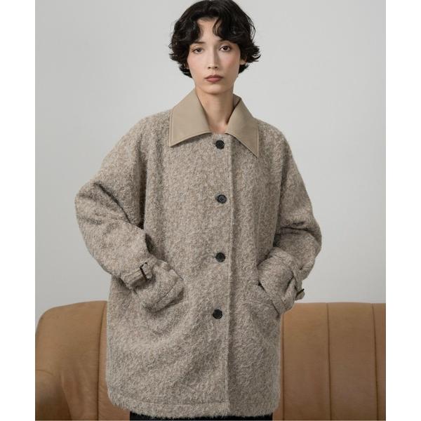 ZOZO問い合わせ番号:99735098ショップ:eim，エイムブランド:lawgy，ラウジー，eim，エイム商品名:different material fluffy coat / ディファレントマテリアルフラッフィーコートカテゴリ:ジャ...