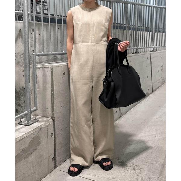 『セール実施中』参考価格：8，140円発売時期：2025年06月コンディション：D（傷・汚れあり）傷や汚れがあるが使用には問題ないアイテム前身頃：汚れ後身頃：ほつれ参考商品名：リネンライクコンビネゾン (chiica original) /...