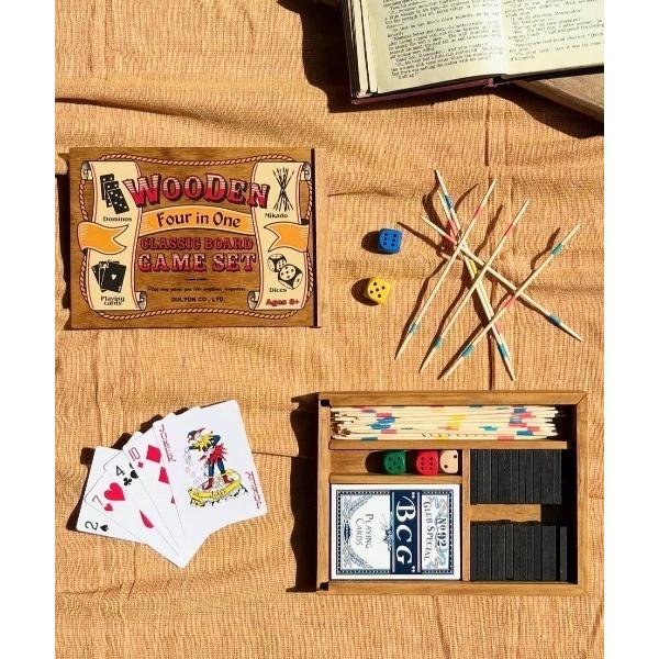 ZOZO問い合わせ番号:99747742ショップ:DULTON，ダルトンブランド:DULTON，ダルトン商品名:WOODEN 4IN1 CLASSIC BOARD GAME SET/クラシック ボードゲーム セットカテゴリ:雑貨/ホビー&g...