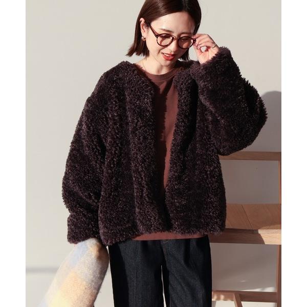 『タイムセール実施中』ZOZO問い合わせ番号:99765566ショップ:AMERICAN HOLIC，アメリカンホリックブランド:AMERICAN HOLIC，アメリカンホリック商品名:ノーカラーフェイクファーコートカテゴリ:ジャケット/ア...