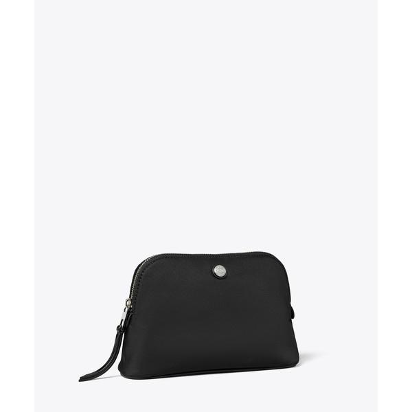 ZOZO問い合わせ番号:99765688ショップ:Tory Burch，トリー バーチブランド:TORY BURCH，トリーバーチ商品名:ドーム ナイロン スモール コスメティックケースカテゴリ:財布/小物>ポーチブランド品番:178...