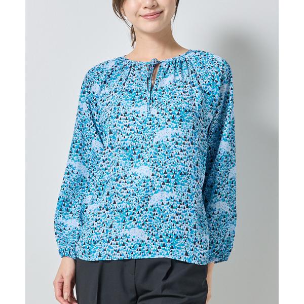 『タイムセール実施中』ZOZO問い合わせ番号:99765721ショップ:NARACAMICIE，ナラカミーチェブランド:NARACAMICIE，ナラカミーチェ商品名:【NARACAMICIE】GENIUS森と湖柄リボン付きプルオーバーカテゴ...