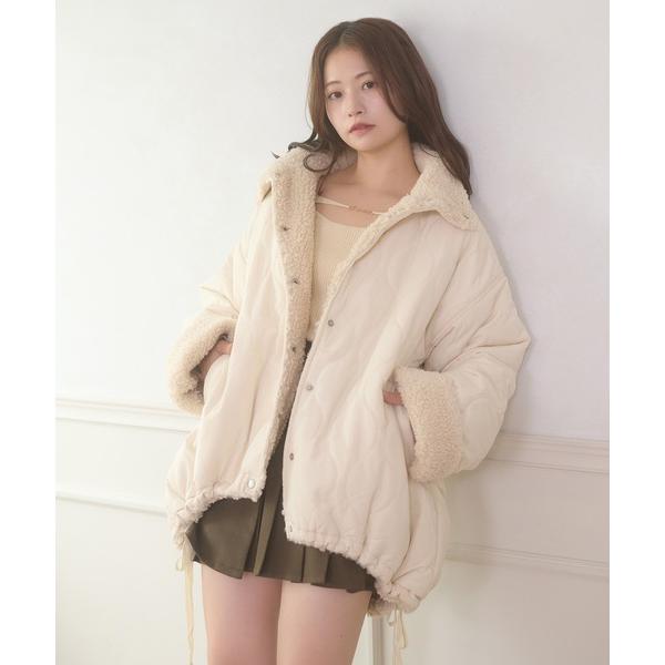 『セール実施中』ZOZO問い合わせ番号:99766131ショップ:Ambre Neige，アンブルネージュブランド:Ambre Neige，アンブルネージュ商品名:2way reversible quilting boa jacket / ...