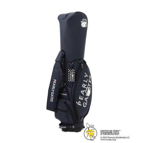 ZOZO問い合わせ番号:99766386ショップ:the HOUSE，ザハウスブランド:PEARLY GATES，パーリーゲイツ商品名:【PEARLY GATES】【SNOOPY】 合皮キャディバッグ (46インチ対応) (UNISEX)カ...