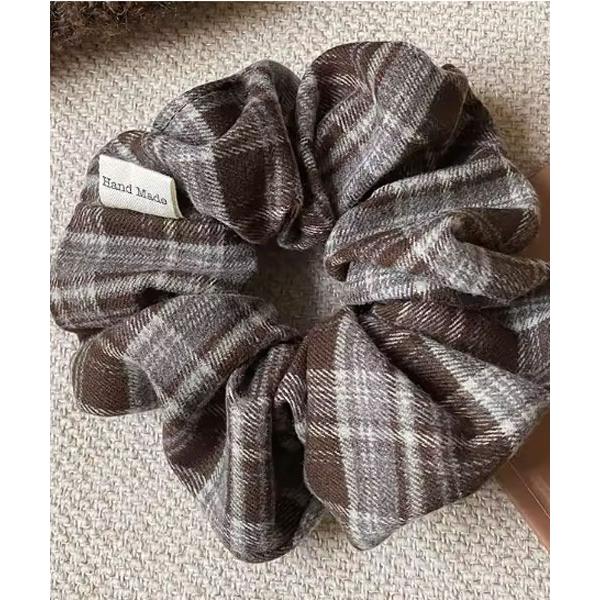 ZOZO問い合わせ番号:99766688ショップ:Mayree，メイリーブランド:Mayree，メイリー商品名:【urge select】チェック柄 シンプル シュシュ【6色展開】カテゴリ:ヘアアクセサリー>シュシュブランド品番:TK...