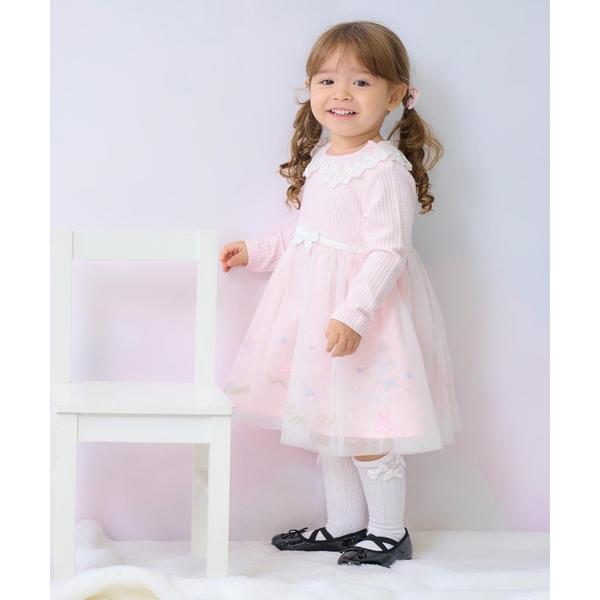 『セール実施中』※このアイテムは返品・交換対象外商品です。ZOZO問い合わせ番号:99797294ショップ:NARUMIYA ONLINE，ナルミヤ オンラインブランド:mezzo piano，メゾピアノ商品名:ドレス刺しゅうドッキングワン...