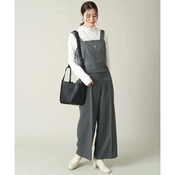 参考価格：11，990円発売時期：2023年08月コンディション：B（目立つ使用感なし）使用感が少ない、または気にならないアイテムすそ周り：毛玉参考商品名：【SET】ビスチェ＆ワイドパンツ参考品番：K2EJS-02109【商品に関する注意事...