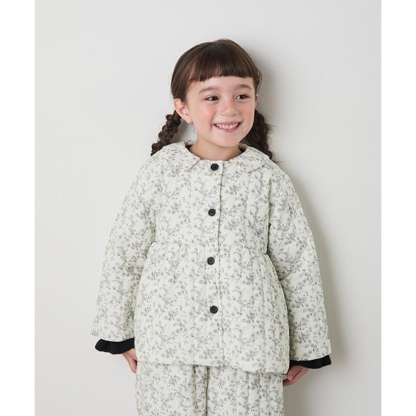 『タイムセール実施中』ZOZO問い合わせ番号:99827992ショップ:riziere，リジェールブランド:riziere，リジェール商品名:【リンクコーデ】キルティング花柄コートカテゴリ:ジャケット/アウター>その他アウターブランド...