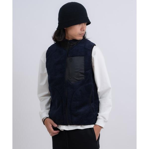 『セール実施中』ZOZO問い合わせ番号:99860193ショップ:improves，インプローブスブランド:improves，インプローブス商品名:スタンドカラー 防風 ボアベストカテゴリ:トップス>ベストブランド品番:42148素材...