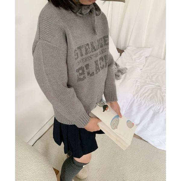 『タイムセール実施中』ZOZO問い合わせ番号:99860971ショップ:aimoha，アイモハブランド:aimoha，アイモハ商品名:【aimoha-KIDS-】キッズ　ダメージロゴニットセーターカテゴリ:トップス>ニット/セーターブ...