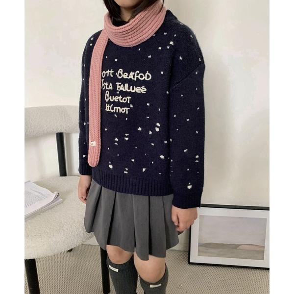 『セール実施中』ZOZO問い合わせ番号:99860974ショップ:aimoha，アイモハブランド:aimoha，アイモハ商品名:【aimoha-KIDS-】キッズ　ランダムドットニットセーターカテゴリ:トップス>ニット/セーターブラン...