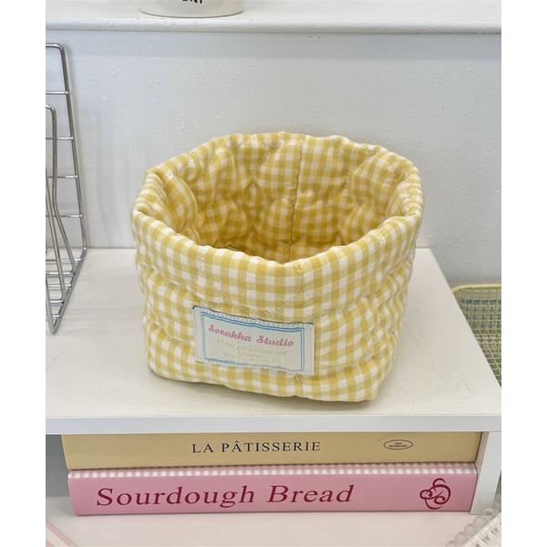 ZOZO問い合わせ番号:99861009ショップ:aimoha，アイモハブランド:aimoha，アイモハ商品名:キルティングスモールバスケットカテゴリ:インテリア>収納グッズブランド品番:mohxu57202a素材:表カバー：綿100...