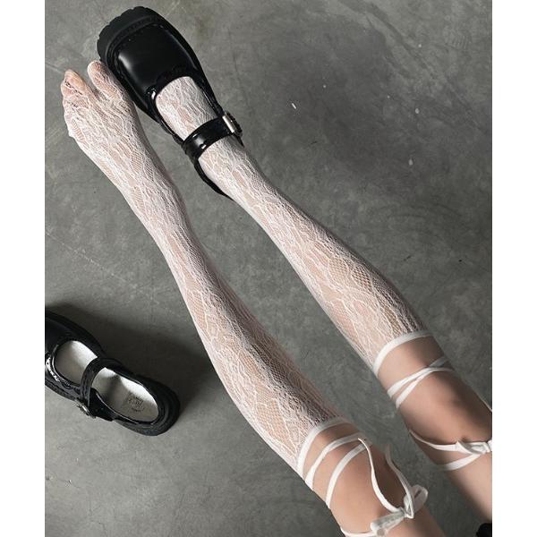 『タイムセール実施中』※このアイテムは返品・交換対象外商品です。ZOZO問い合わせ番号:99861145ショップ:Mayree，メイリーブランド:Mayree，メイリー商品名:【urge select】総レース リボンレースアップ 足袋ハイ...