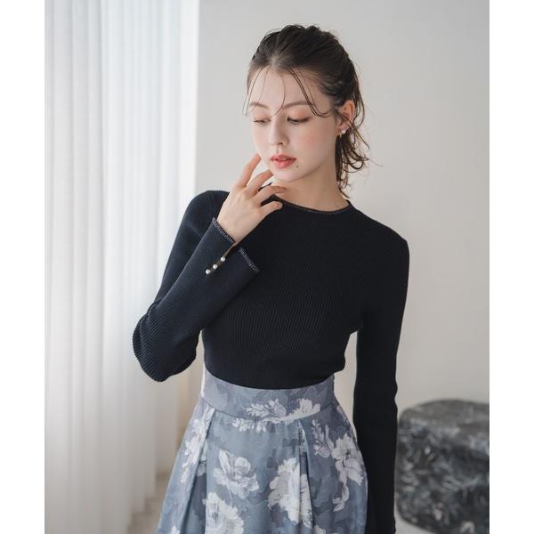 『タイムセール実施中』ZOZO問い合わせ番号:99861565ショップ:MISCH MASCH，ミッシュ マッシュブランド:MISCH MASCH，ミッシュマッシュ商品名:2025秋冬新作 ラメ配色フレア袖ハイネックニットカテゴリ:トップス...