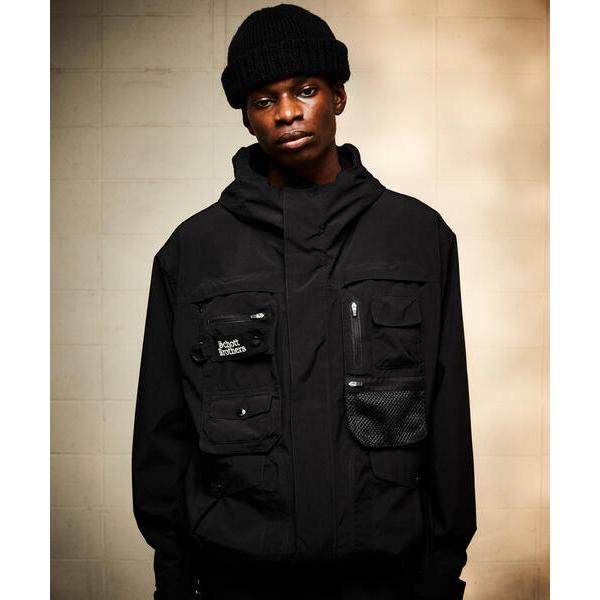 ZOZO問い合わせ番号:99878651ショップ:SCHOTT，ショットブランド:schott，ショット商品名:Schott/ショット/B.S HOODED JKT/ブラックシープ シェル ジャケットカテゴリ:ジャケット/アウター>ブ...