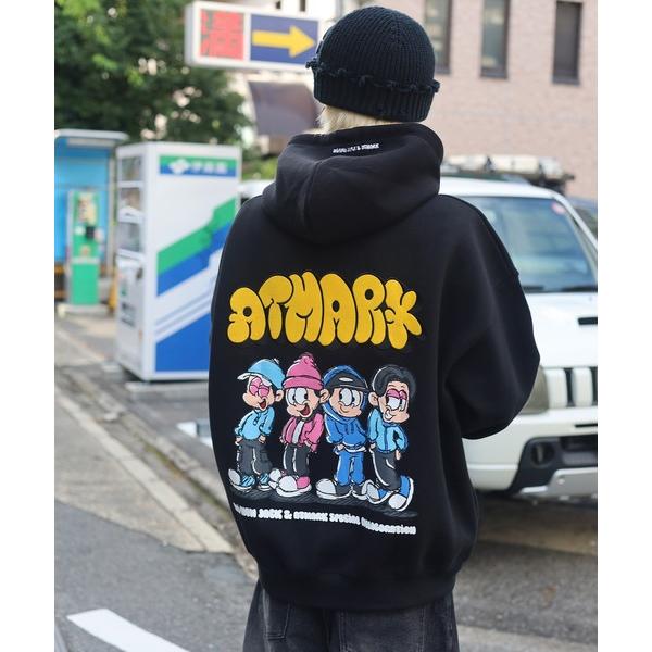 ZOZO問い合わせ番号:99893123ショップ:ATMARK，アットマークブランド:ATMARK，アットマーク商品名:《フリーサイズ　/　UNISEX　》ATMARK×DAI NEWJACKコラボ　復刻　イラストグラフィック　バックプリン...