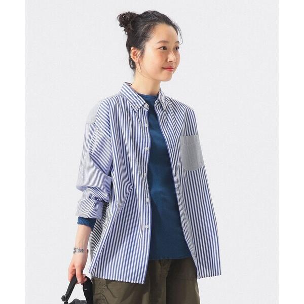 『タイムセール実施中』ZOZO問い合わせ番号:99895007ショップ:BEAMS WOMEN，ビームスウィメンブランド:BEAMS BOY，ビームスボーイ商品名:ストライプ クレイジー ボタンダウン ロングスリーブカテゴリ:トップス&gt...