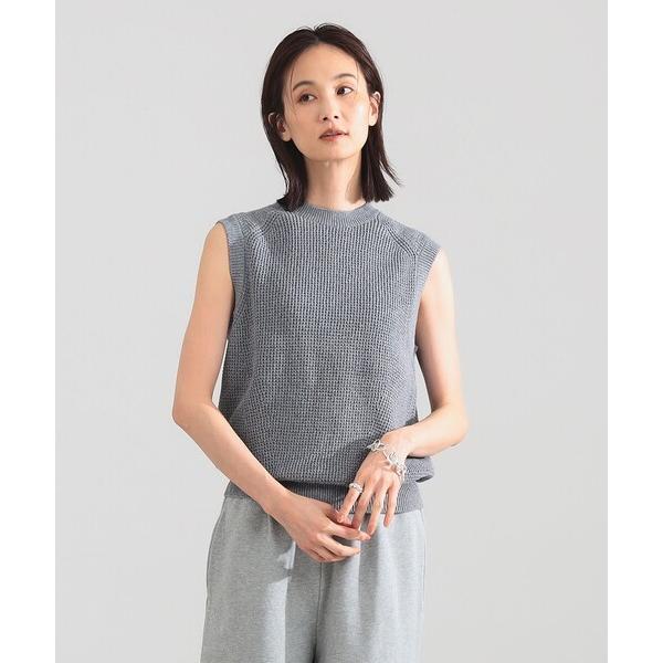 ZOZO問い合わせ番号:99895141ショップ:BEAMS WOMEN，ビームスウィメンブランド:Demi-Luxe BEAMS，デミルクス ビームス商品名:【別注】SLOANE / 7ゲージ 畦編 クルーネック ノースリーブカテゴリ:ト...