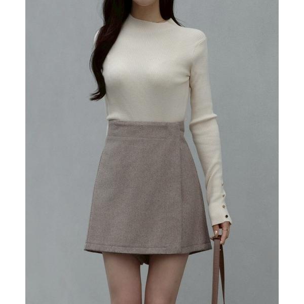 『セール実施中』ZOZO問い合わせ番号:99897396ショップ:ACYM，アシームブランド:ACYM，アシーム商品名:Wrap wool like short パンツカテゴリ:スカート>スカートブランド品番:035120002原産国...