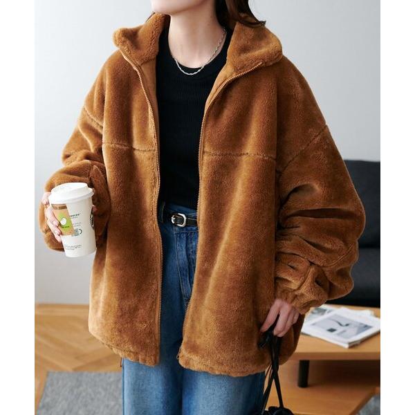 『タイムセール実施中』ZOZO問い合わせ番号:99897607ショップ:DISCOAT，ディスコートブランド:DISCOAT，ディスコート商品名:【ユニセックス】フェイクファースタンドブルゾンカテゴリ:ジャケット/アウター>ブルゾンブ...